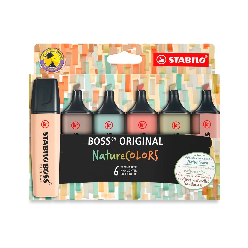 MARC.STABILO BOSS NATURE COLORS SET X6